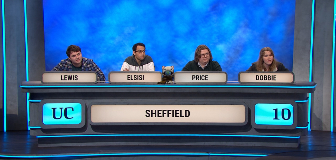University of Sheffield team compete in the first round of University ...