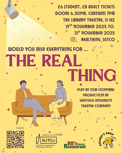 "This play was a genuine joy to watch": SUTCo's The Real Thing - Review ...